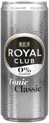 Royal Club Tonic 0% suiker (24 x 250 ml) Royal Club Tonic 0% suiker (24 x 250 ml)